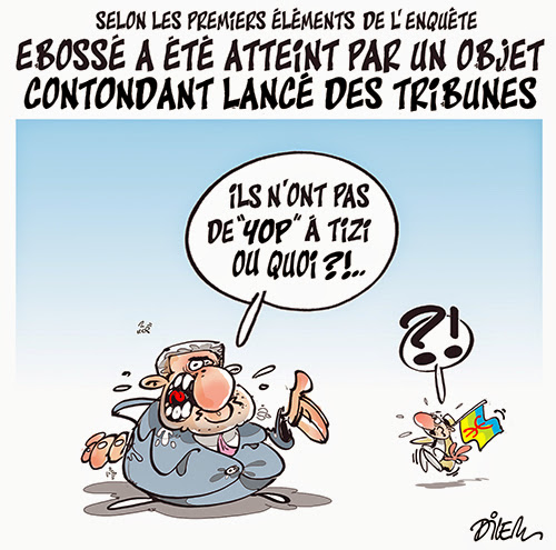 Selon les première élément de l’enquête : Ebossé a été atteint par un ...