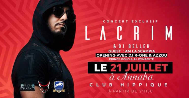 LACRIM revient sur la scène algérienne pour un concert exclusif pour le ...