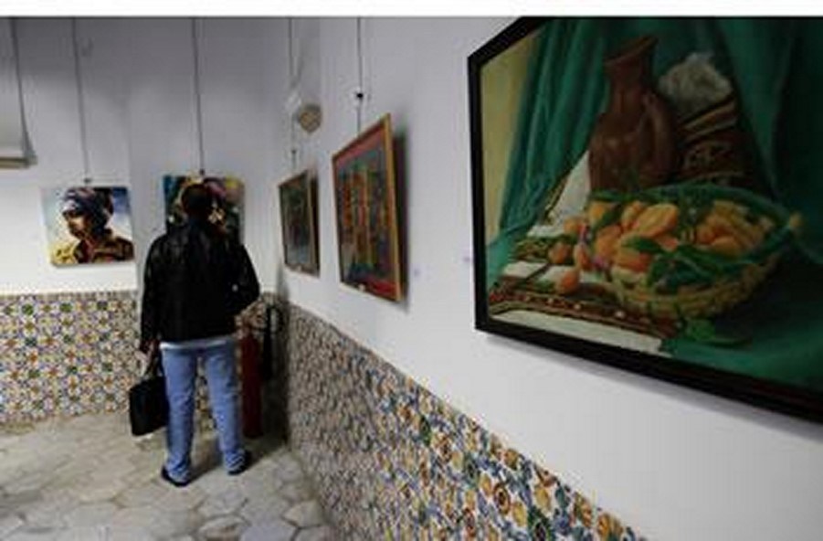 Exposition des artistes Saïda Bouskin et Alya Alaâdi au Bastion 23 ...