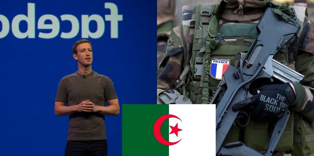Facebook dénonce des "trolls liés à l'armée française visant l'Algérie ...