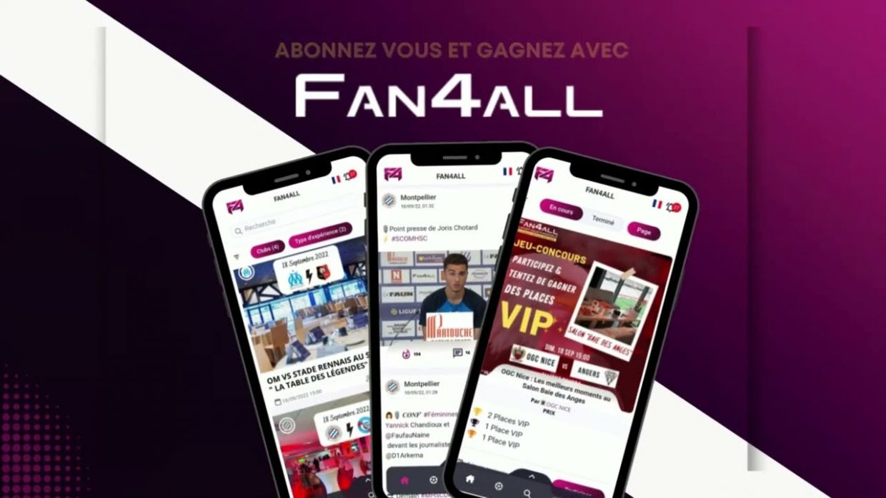 Lancement de Fan4all, la première plateforme dediée aux fans de foot ...
