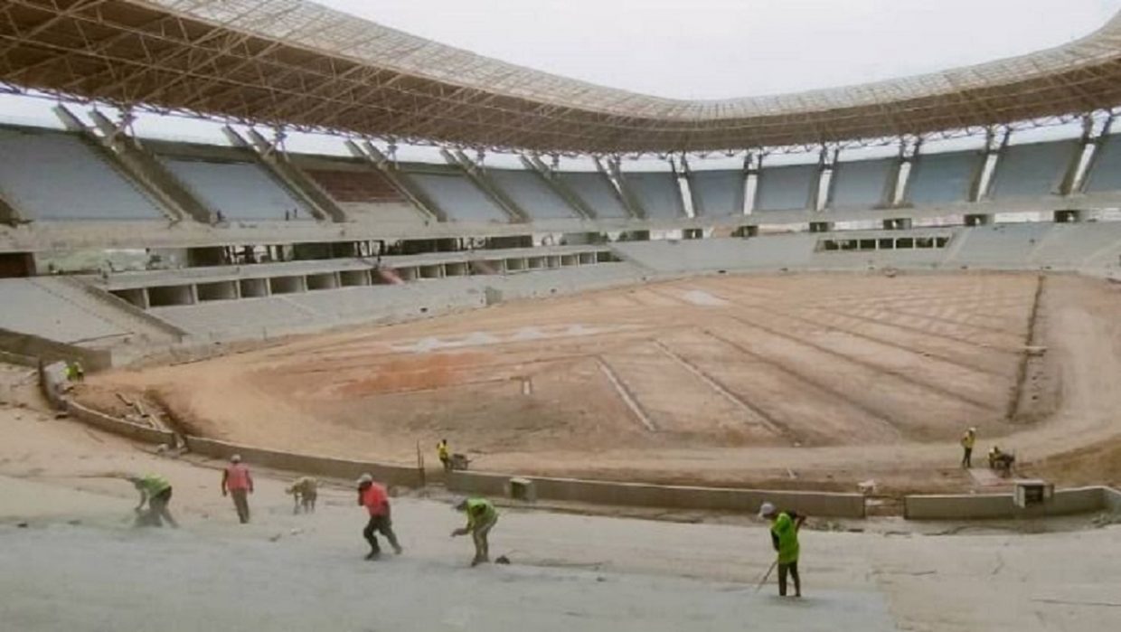 Nouveau stade de Douéra : les travaux avancent bien - Algerie360