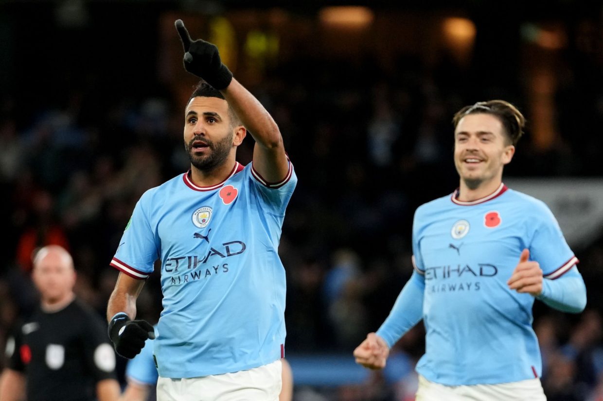 Manchester City : Guardiola annonce le retour en force de Mahrez ...