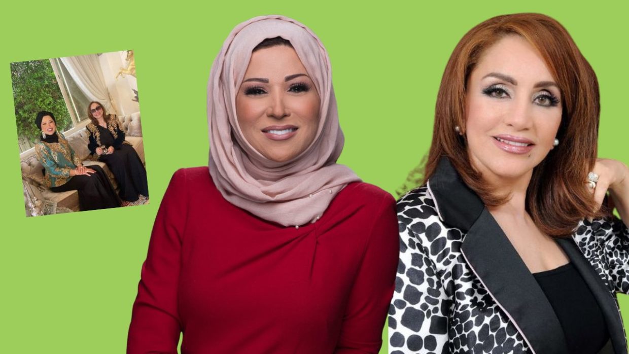 En robe kabyle et karakou, les Algériennes Ahlam Mosteghanemi et Khadija Benguenna font ...