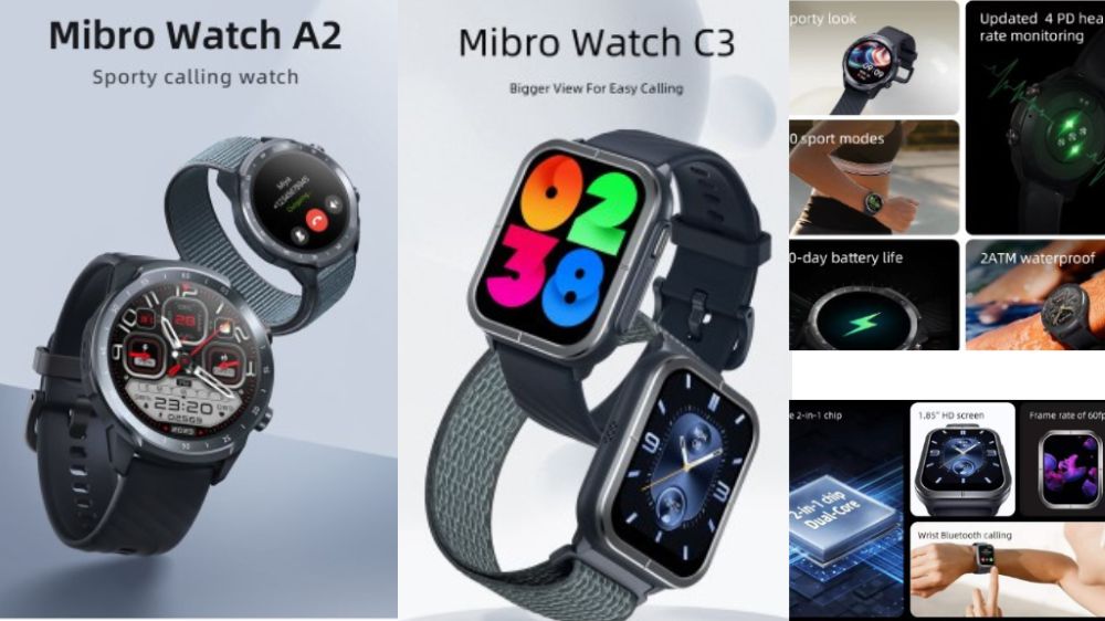 Mibro présente les nouvelles Watch C3 et A2 : l'alliance parfaite entre ...