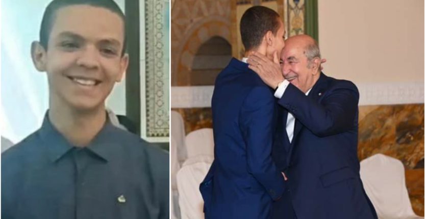 Le bachelier Benkadache veut étudier aux USA et s'engage auprès de Tebboune à revenir en Algérie ...