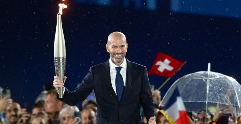 Zinedine Zidane ouvre la cérémonie des JO 2024 à Paris