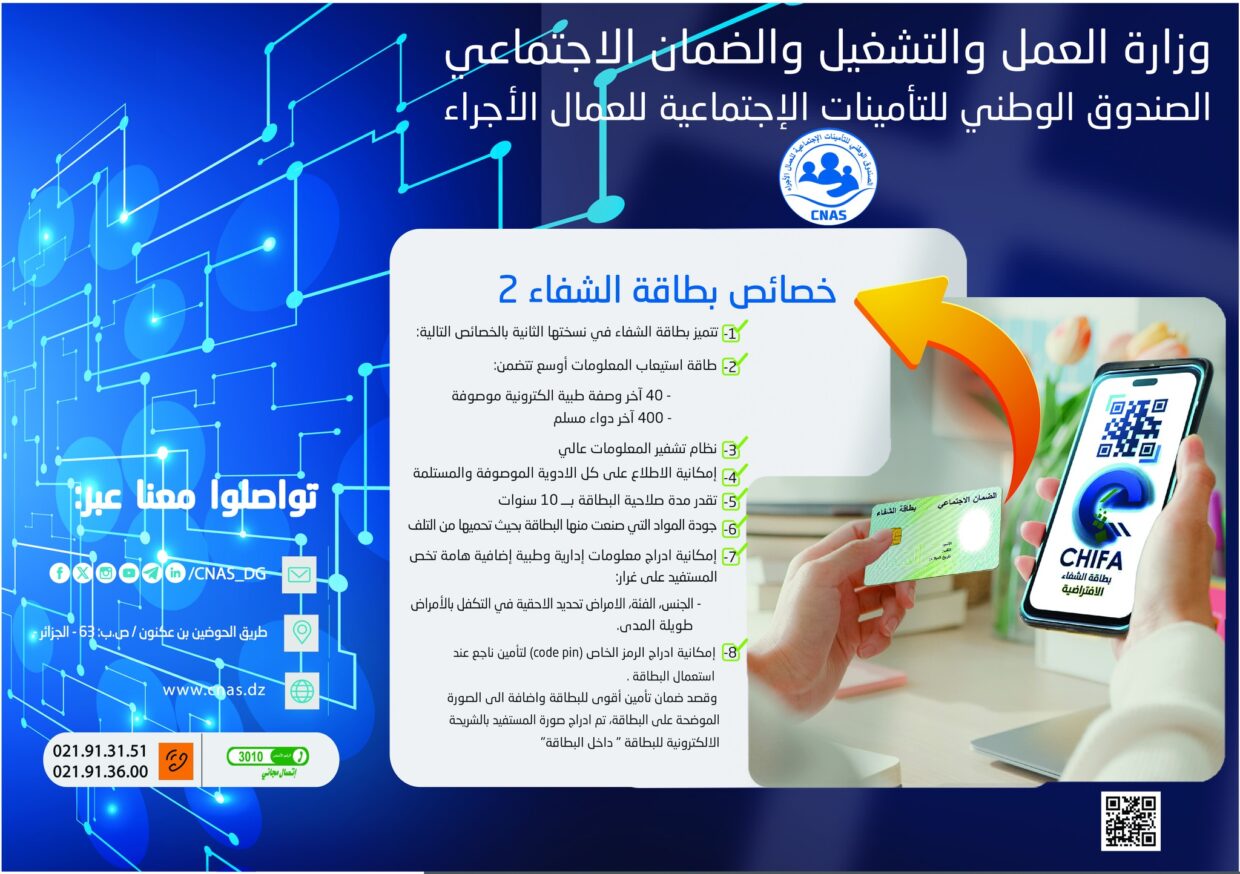 Carte CHIFA 2 : Durée de validité, plafond de remboursement et avantages