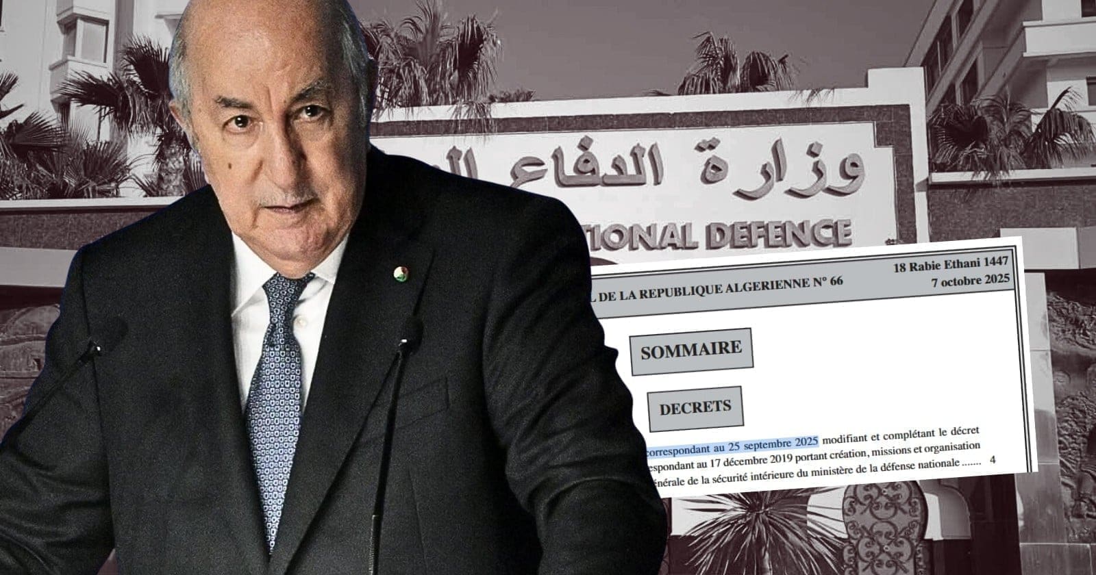 Décret présidentiel : qu'est-ce que le SCPJ, le nouveau service de la DGSI ? - Algerie360