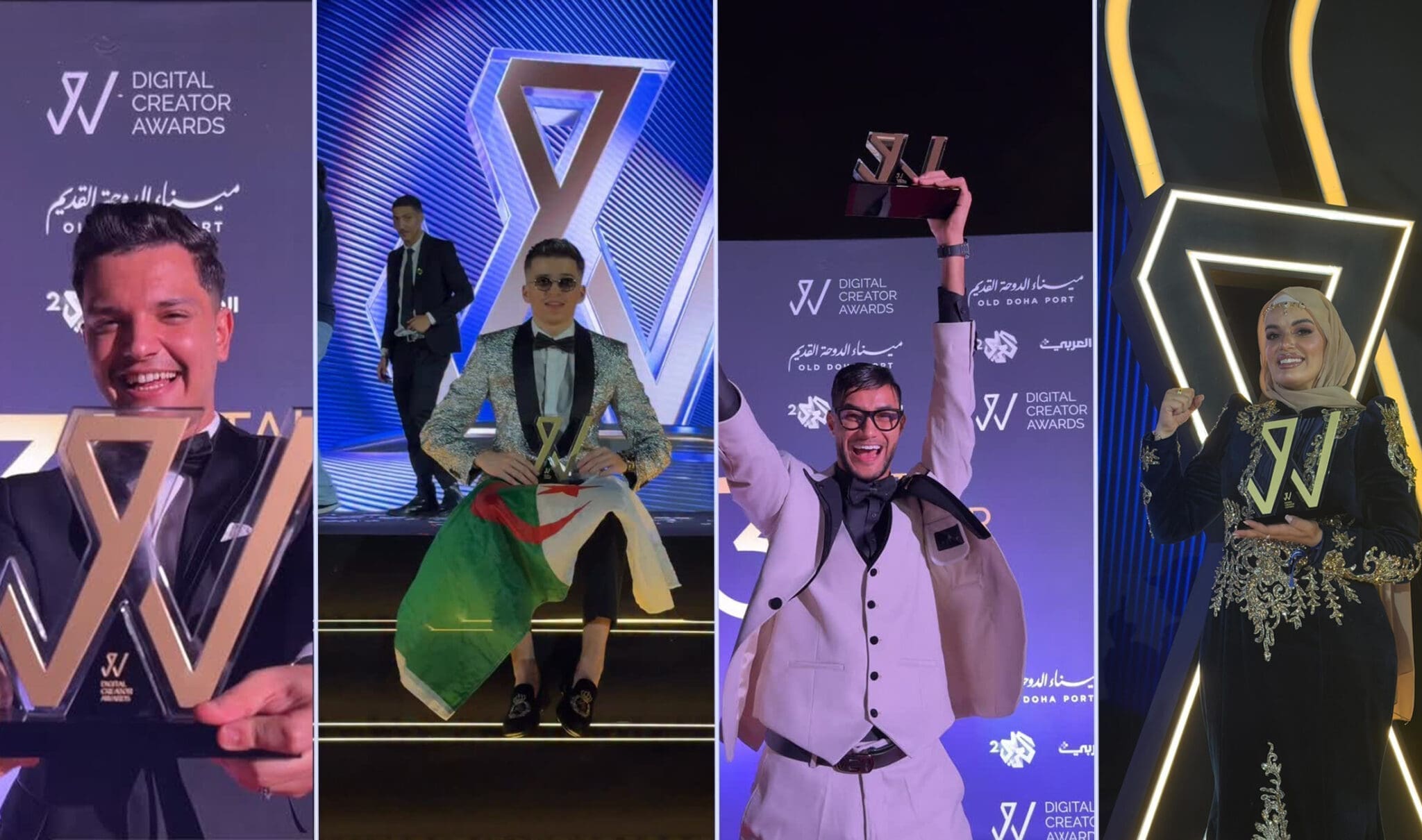 Digital Creator Awards 2025 : l’Algérie rafle quatre trophées à Doha ...