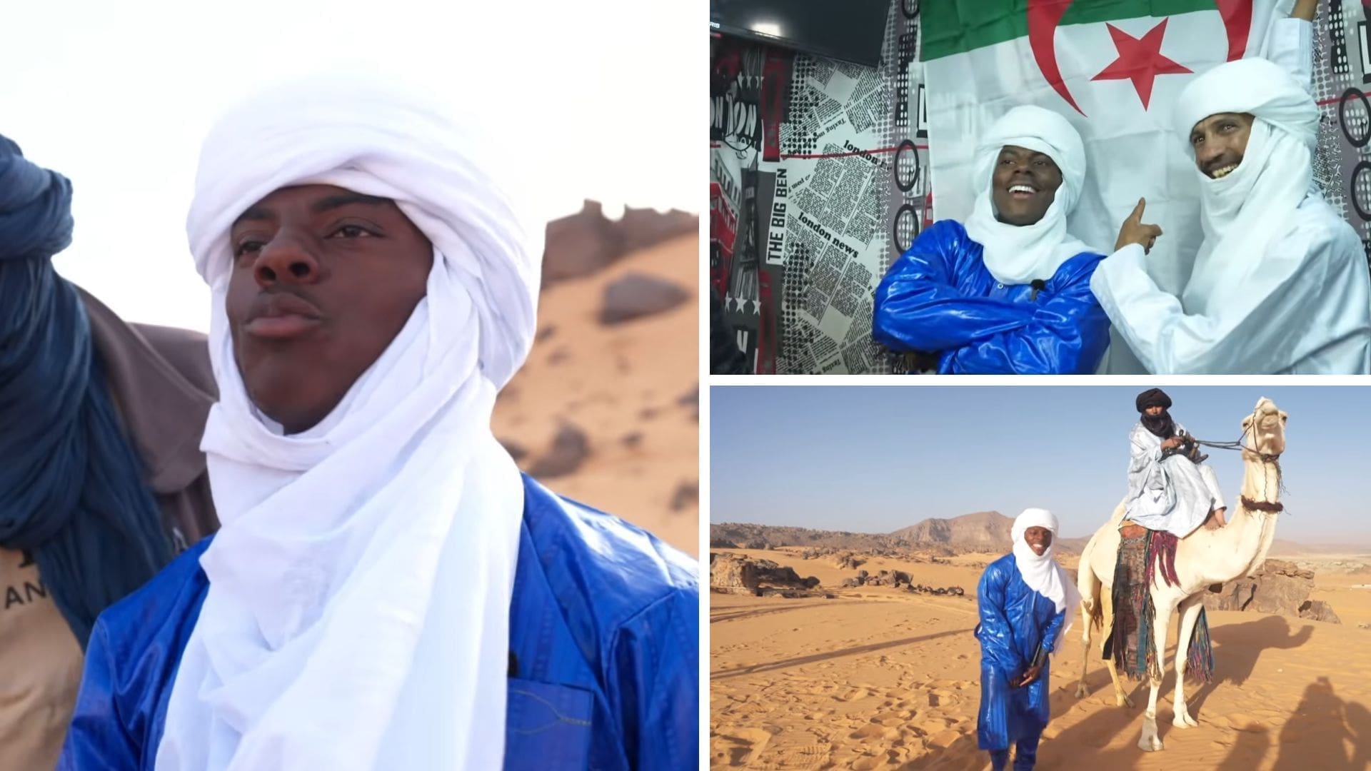 L'influenceur américain IShowSpeed traverse le Sahara et fait escale à ...